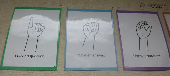 Hand Symbols in the Classroom | Squarehead Teachers