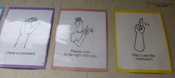 Hand Symbols in the Classroom | Squarehead Teachers