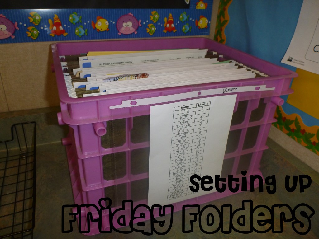 Friday Folders: Sending Papers Home | Squarehead Teachers