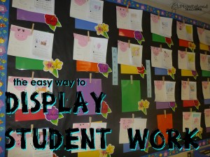Displaying Student Work… The Easy Way! | Squarehead Teachers