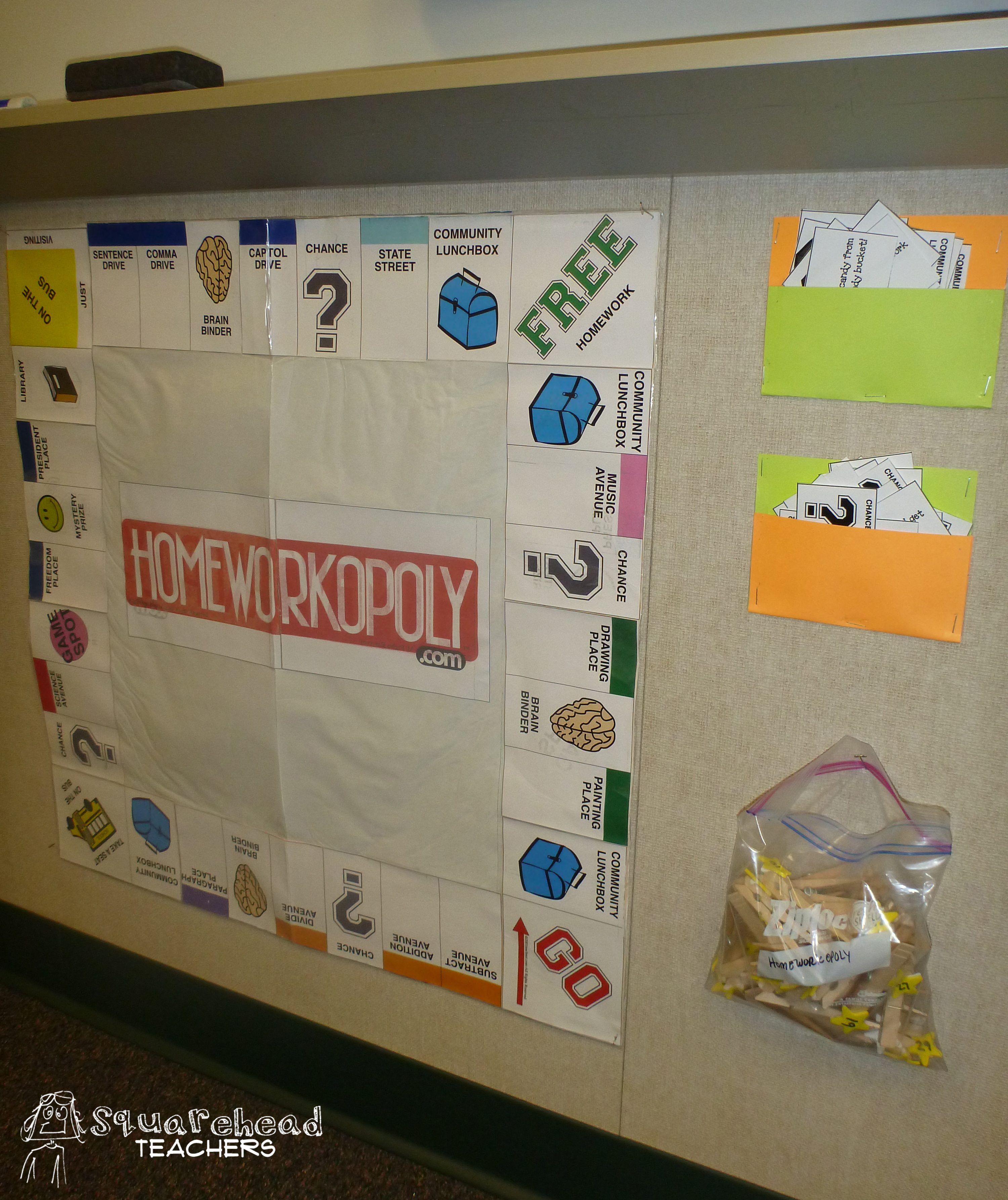 Homeworkopoly | Squarehead Teachers