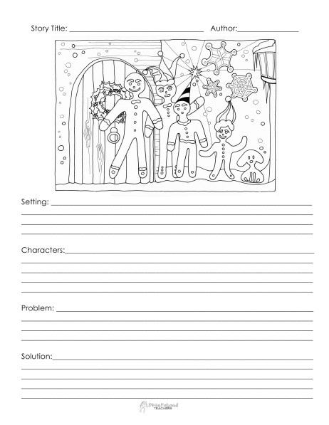 Christmas/Winter Story Starter Pages (free!) | Squarehead Teachers