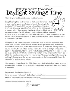 What You Need to Know About Daylight Savings | Squarehead Teachers
