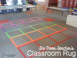 The Poor Teacher’s Classroom Rug | Squarehead Teachers