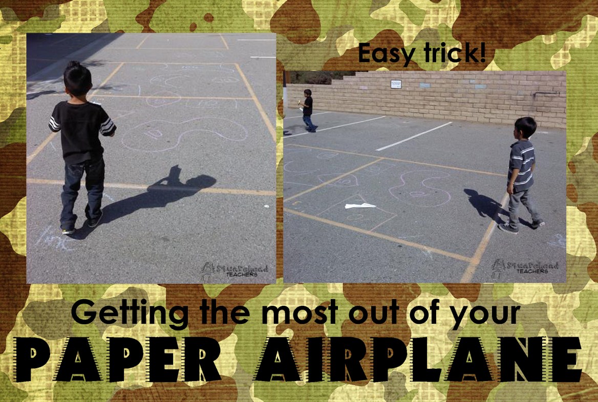 Paper Airplane Targets | Squarehead Teachers