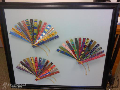 Class Art Project: Wooden Fans | Squarehead Teachers