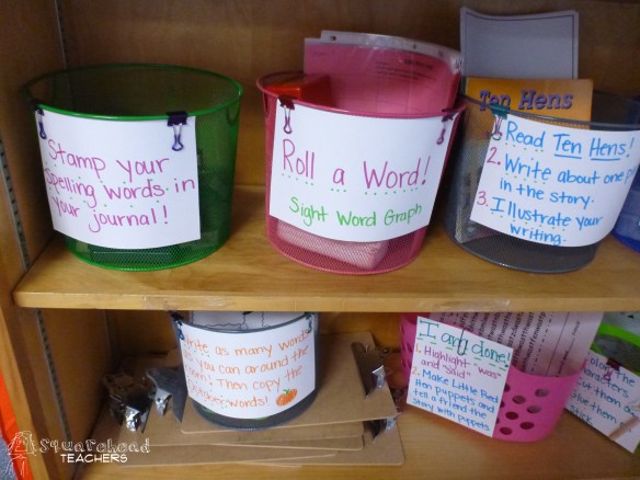 Easy Literacy Centers | Squarehead Teachers