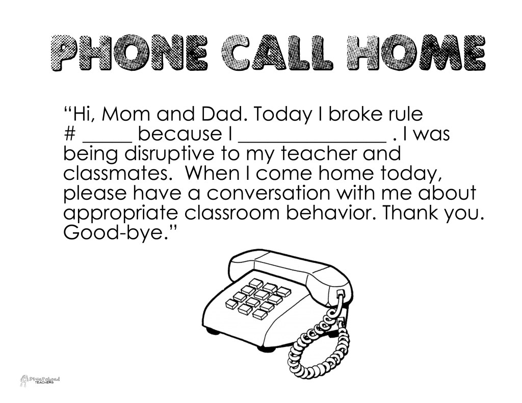Phone Call Home | Squarehead Teachers