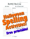 Halloween Spelling Activities | Squarehead Teachers