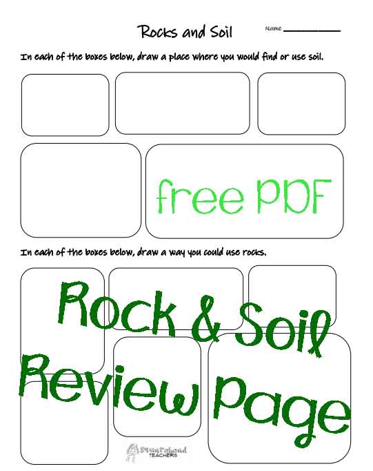 Rocks & Soil Page | Squarehead Teachers