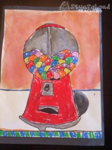 Gumball Machine Art Project | Squarehead Teachers
