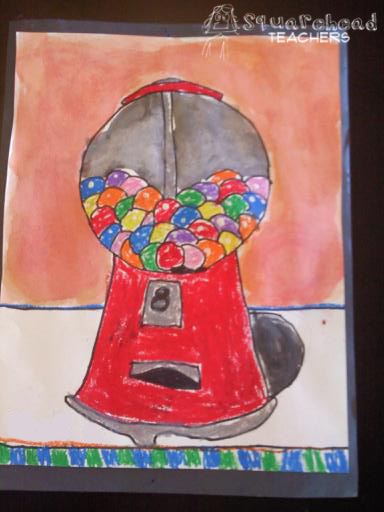 Gumball Machine Art Project | Squarehead Teachers