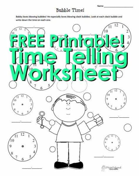 Telling Time Worksheets – Blank | Squarehead Teachers