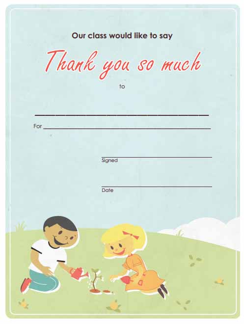 Thank You Certificates | Squarehead Teachers