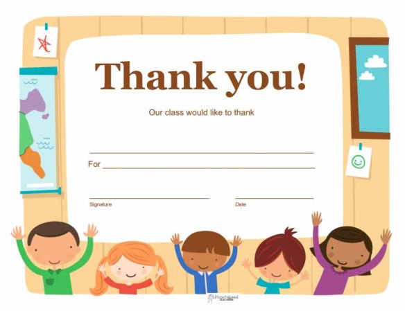 Thank You Certificates | Squarehead Teachers