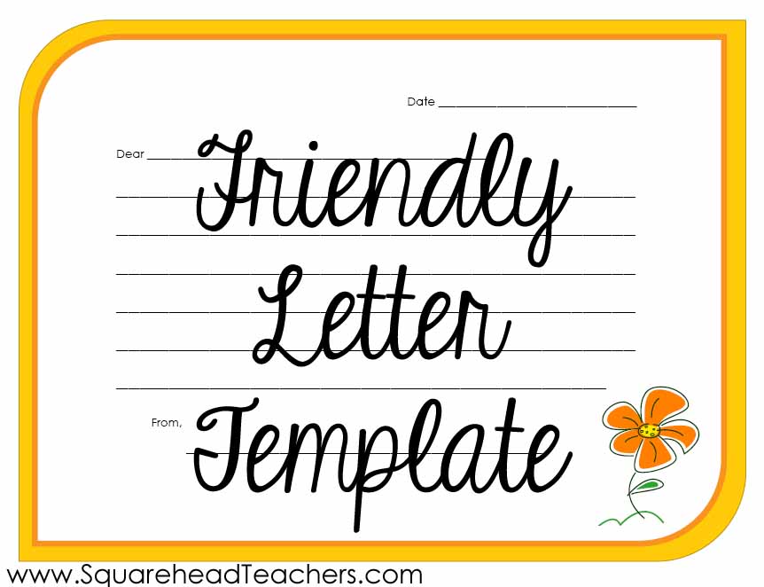 Grandparents Day Letter Template | Squarehead Teachers