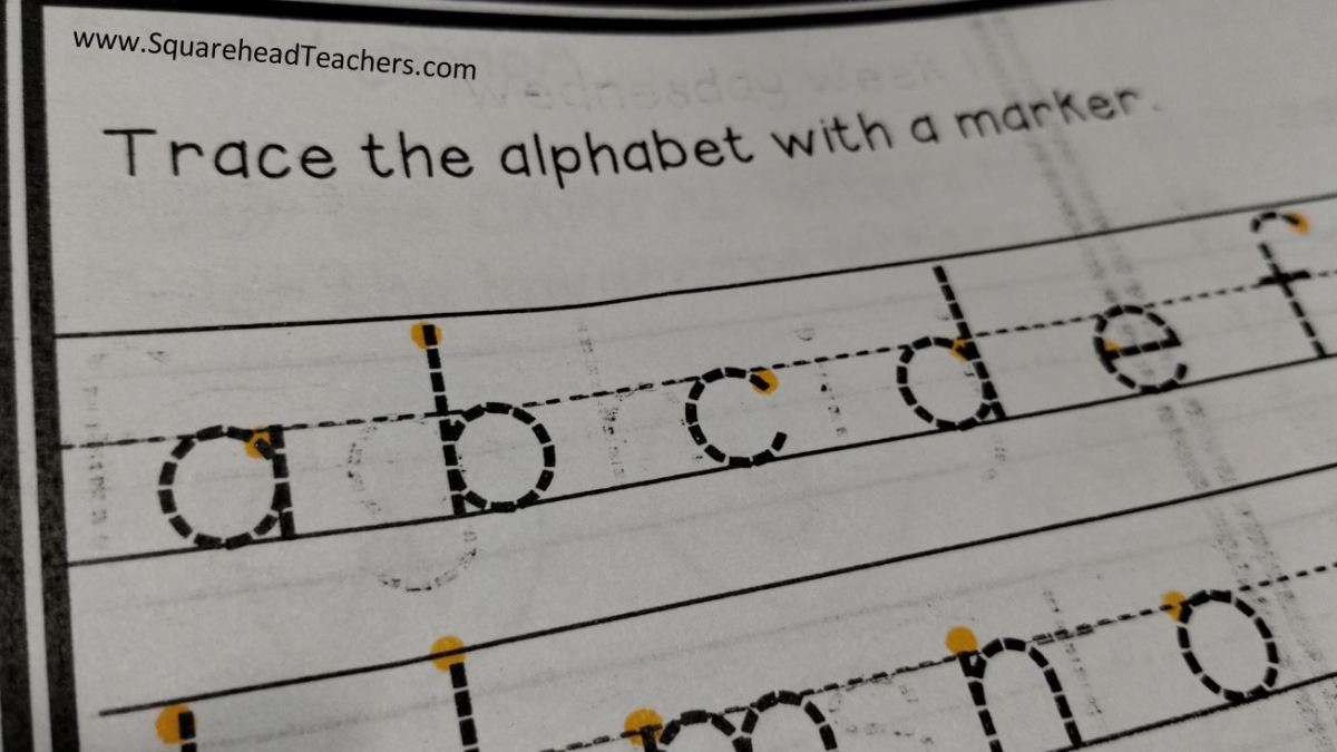 Beginner Handwriting Dot Trick | Squarehead Teachers